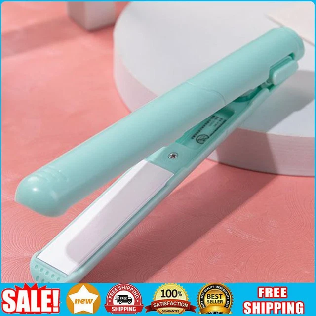USB STRAIGHT HAIR Splint Curling Straight Dual-purpose Mini Portable ...