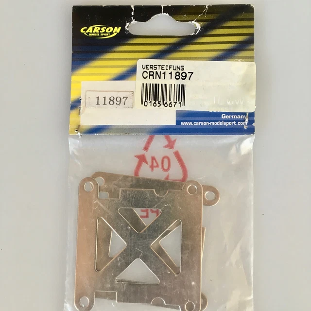 PIÈCE DE RECHANGE Raidisseur Plaque CM-4 Chassis Monstertruck Heat ...