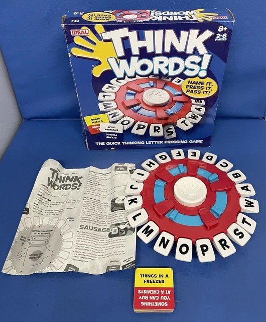 THINK WORDS - pädagogisches Familienspiel von IDEAL - vollständig ...