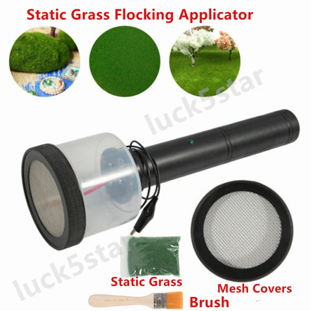 ELECTROSTATIC FLOCK LANDSCAPING Flocking Machine Static Grass ...