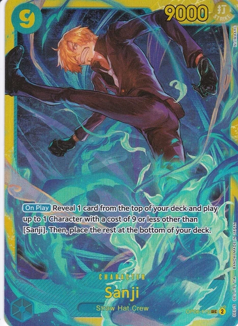 OP06-119 SANJI SEC Rare - Wings of the Captain - One Piece TCG Near Mint EUR 28,00 - PicClick DE