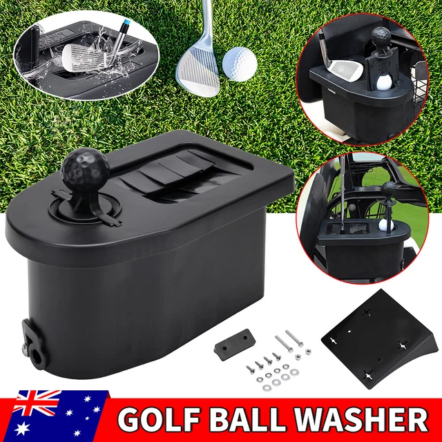 UNIVERSAL GOLF BALL Washer Club Head Cleaner for Golf Cart Pre-Drilled ...