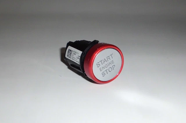 ORIGINAL AUDI START Stop Schalter Rot Silber A4 8K A5 8T Q5 8R ...