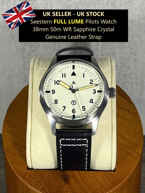 SEESTERN AUTOMATIC MILITARY Pilot Watch - Seiko NH35 - AMAZING FULL ...