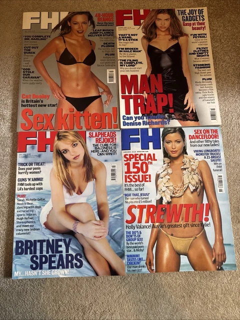 FHM MAGAZINE BUNDLE Britney Spears Cat Deeley Holly Valance Denise Richards 1998 £21.52 ...