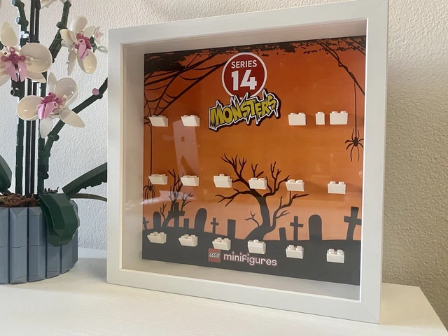 CORNICE DISPLAY CASE adatta per Lego Minifigures Series 14 Monsters ...