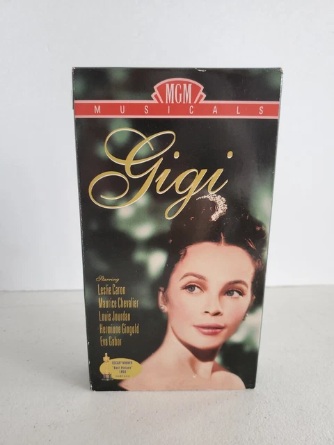 GIGI (VHS 1958) Leslie Caron, Maurice Chevalier, Louis Jourdan, MGM ...