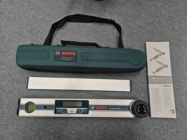 BOSCH PROFESSIONAL DIGITAL Angle Meter GAM 220 MF Angle Gauge Level £ ...