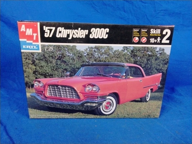 AMT ERTL 1957 '57 Chrysler 300C Model Kit 1/25 Scale (1999 Skill 2) $14 ...