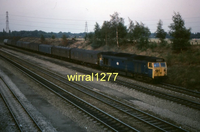 ORIGINAL RAILWAY SLIDE Class 50 50036 at Iver 21.07.76 £2.99 - PicClick UK