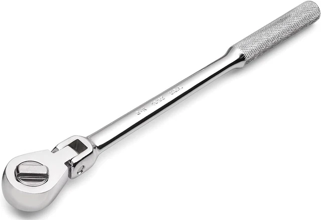 SK PROFESSIONAL HAND TOOLS 45183 Ratchet Socket Wrench, 11" Chrome, 3/8 ...