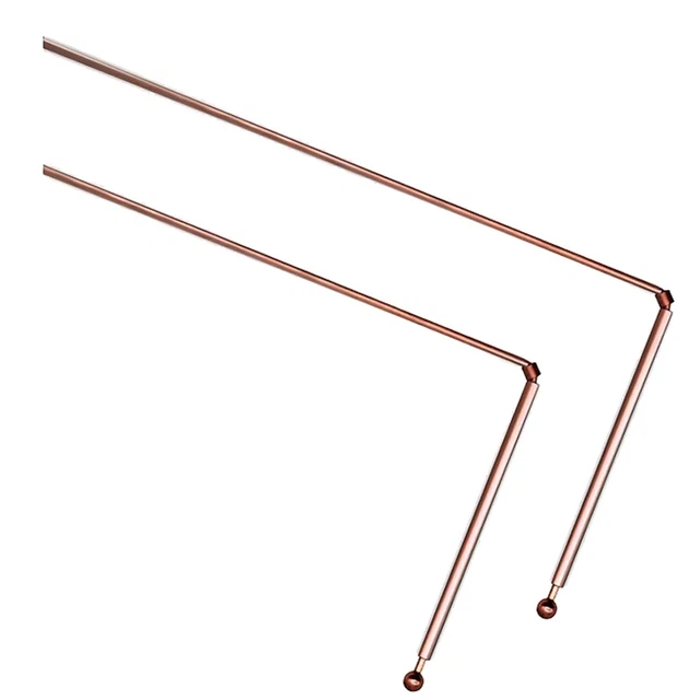 DOWSING RODS - 99.9% Pure Copper 2PCS Divining Rods - for Ghost ...