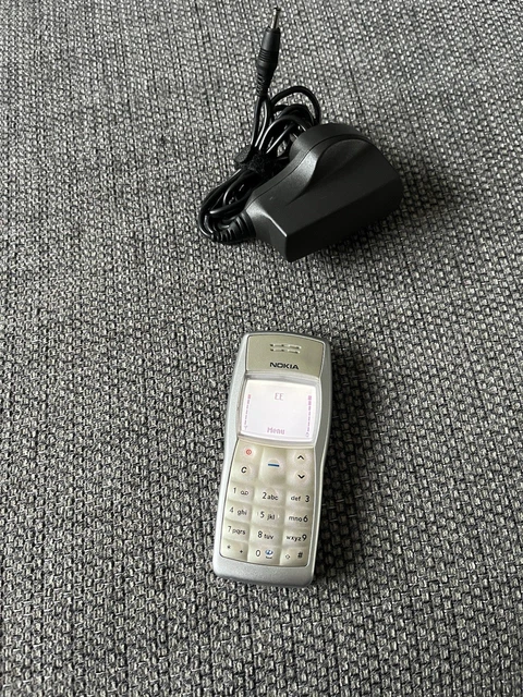 NOKIA 1101 SILVER Mobile Phone Unlocked Fully Working Retro Rare Easy ...