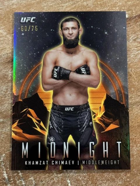 2024 TOPPS MIDNIGHT UFC KHAMZAT CHIMAEV 50/75 crépuscule #54 SP EUR 0 ...