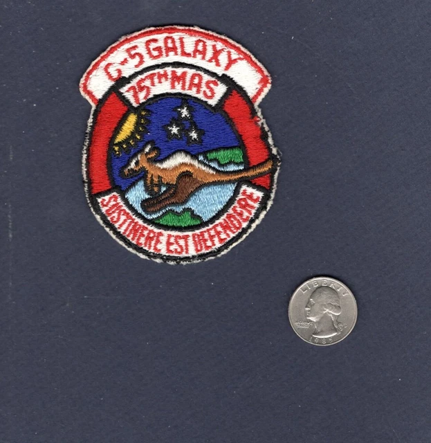 ORIGINAL 1970'S 75TH Mas Militär Airlift Geschwader USAF C-5 Galaxy ...