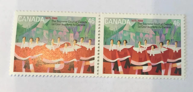 CANADA STAMP SUPREME Court Se tenant pair #1847. $1.00 - PicClick CA