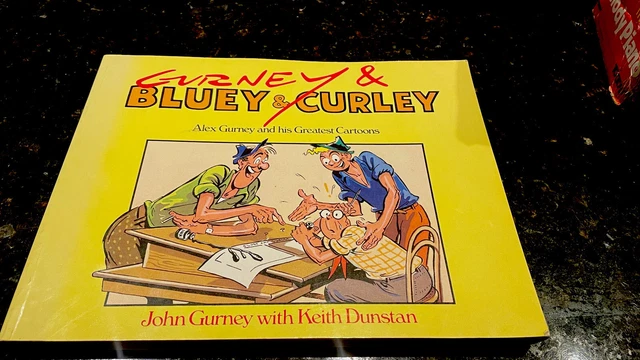 ALEX GURNEY BLUEY And Curley Stiffy & Mo cartoons comic comics-Scarce ...