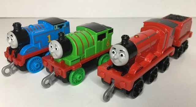 THOMAS THE TANK Engine Trackmaster Thomas Percy And James Push Along ...