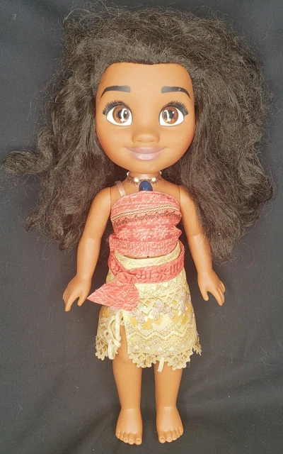 DISNEY PRINCESS JAKKS Pacific Moana Talking & Singing 14" Lights up ...