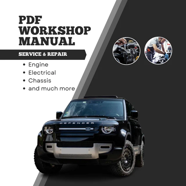 LAND ROVER DEFENDER 3.0L L633 PDF Workshop Service Repair Manual 2022 ...
