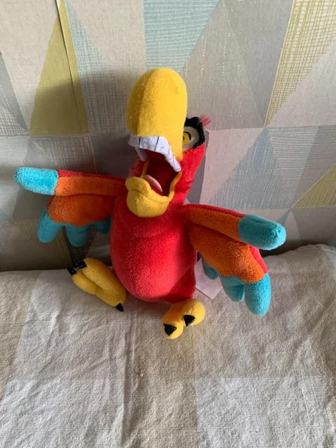 DISNEY ALADDIN VILLAIN Lago Jafar Parrot Bird 8" Plush £0.99 - PicClick UK