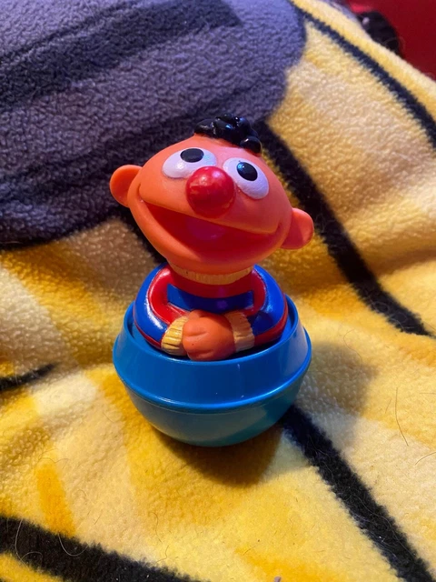 ERNIE BERT AND ernie jim henson weeble wobble 1990s toy muppets sesame ...