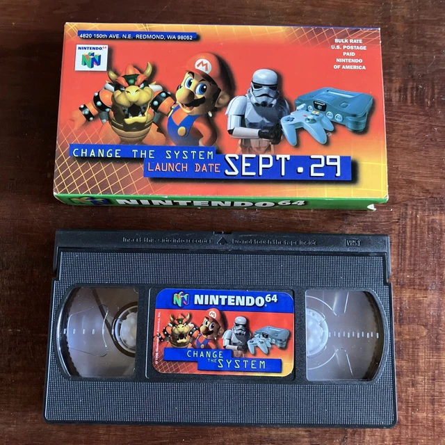 CHANGE THE SYSTEM: Launch Date Sept. 29 Nintendo 64 Promotional (VHS ...