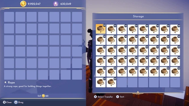 DISNEY DREAMLIGHT VALLEY Rope Full Inventory - Switch, XBOX & PC, PS4 ...