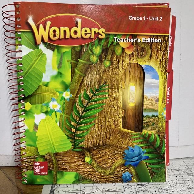 WONDERS GRADE 1 Teacher's Edition Unit 2 by McGraw Hill Homeschool $48. ...