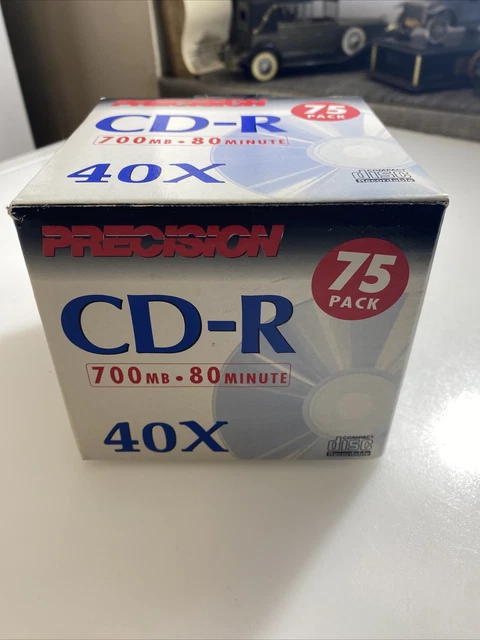 PRECISION CD-R 40X 80 Min 700 MB Open Box 75 Pack atq $11.66 - PicClick