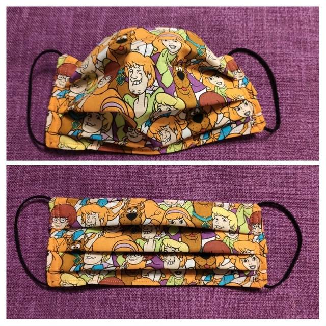 ADULT HANDMADE SCOOBY Doo Shaggy Velma Daphne Fred Face Mask Cover ...