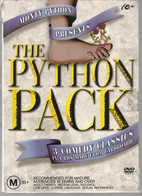 MONTY PYTHON DVD Box Set - The Python Pack - 3 DVD's - 3 Movies ...