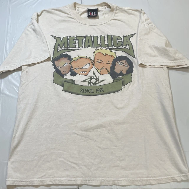 VINTAGE 2003 METALLICA T-SHIRT - Large - SINCE 1981 $200.00 - PicClick CA
