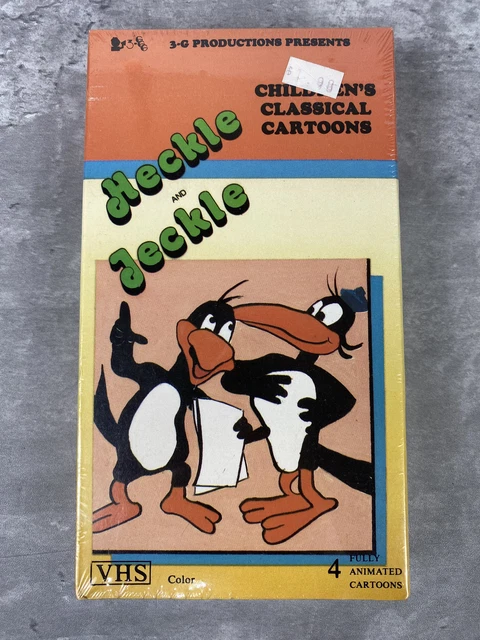 VINTAGE HECKLE & Jeckle VHS Cassette TerryToons 4 Animated Classic ...