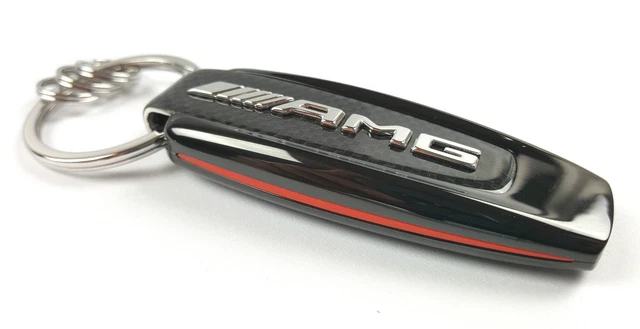 MERCEDES-BENZ KEYRING TYPO " AMG " Black Silver Red B66953338 £65.22 ...