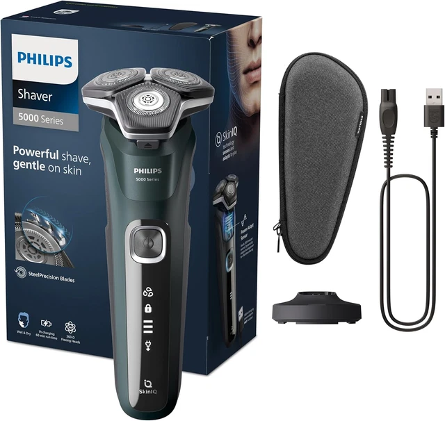 PHILIPS SHAVER SERIES 5000 - Wet & Dry Electric Men'S Shaver, Electric ...