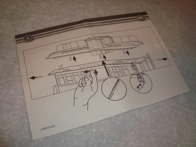 LGB 40750 SERIES Drovers Caboose 1-Page Instruction Manual Brand New! £ ...