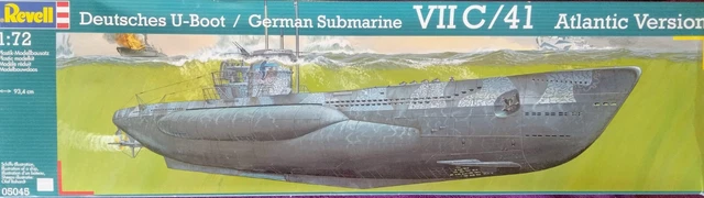 REVELL 1:72 U-BOAT Tipo VIIC/41 Versione Atlantica Kit Modellismo ...