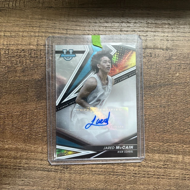 AUTOGRAPHE JARED MCCAIN Bowman U EUR 22,38 - PicClick FR