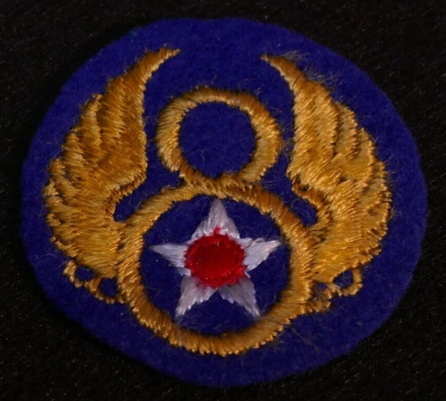 WW2 US AAF 8th Army Air Force SSI Shoulder Patch English Theater Made ...