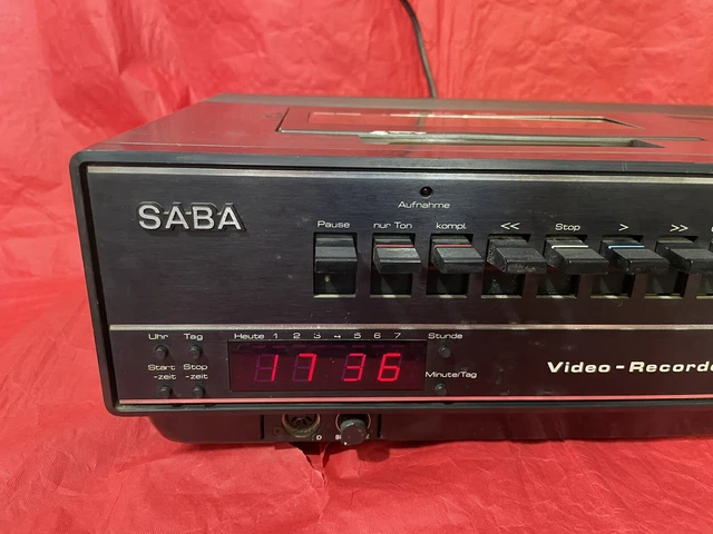 SABA VIDEO-RECORDER 6000 Vr 6000 Videoregistratore Vhs Vintage. Da ...