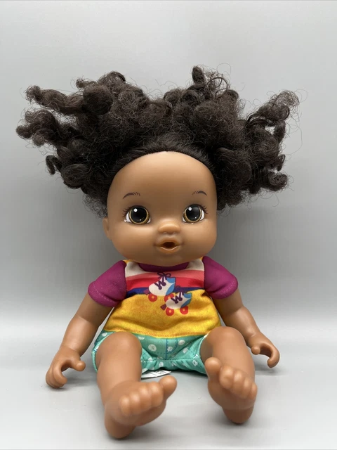 HASBRO BABY ALIVE African American Black Doll Apx 10” Curly Hair £21.55 ... HASBRO BABY ALIVE African American Black Doll Apx 10” Curly Hair £21.55 ...