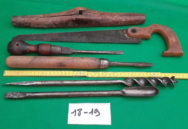 OUTIL ANCIEN - LOT OUTILS DE MENUISIER EUR 19,00 - PicClick FR