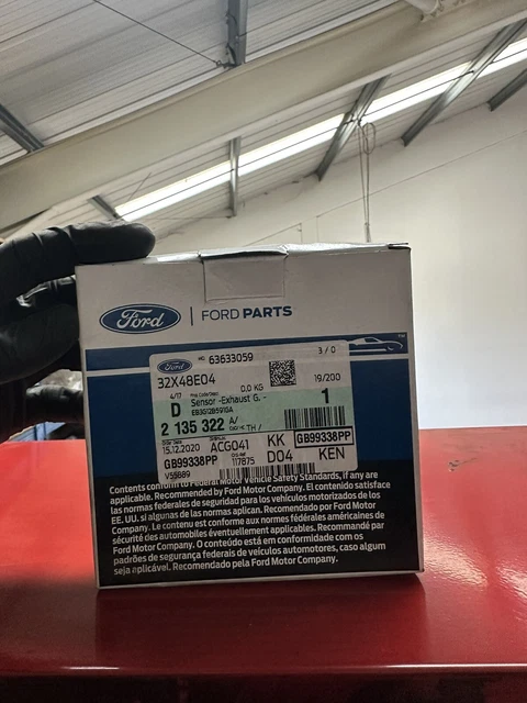 GENUINE FORD RANGER Mk4 2.2 Duratorq Exhaust Temperature Gas Sensor Man ...