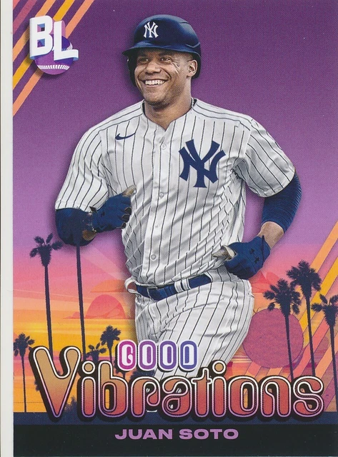 GV-14 JUAN SOTO 2024 Topps Big League Baseball GOOD VIBRATIONS NEW YORK ...