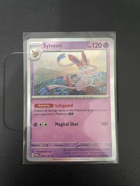 POKEMON SYLVEON PRISMATIC Evolutions Holo 040/131 £3.39 - PicClick UK