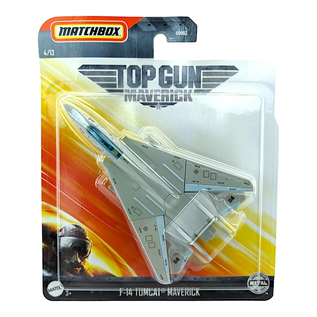 MATCHBOX SKY BUSTERS Top Gun Maverick's F-14 Tomcat jet plane diecast toy £16.95 - PicClick UK