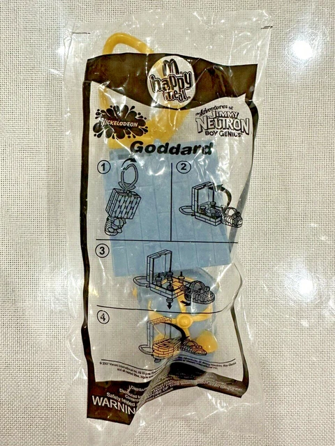 MCDONALD'S PROMO THE Adventures of Jimmy Neutron Boy Genius JIMMY Happy ...