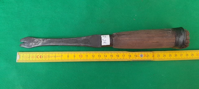 OUTIL ANCIEN - GRADINE DE SCULPTEUR tailleur de pierres EUR 12,00 ...