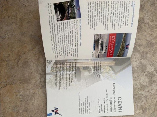 RYA EUROPEAN WATERWAYS Regulations: The CEVNI Rules Explained £3.31 ...